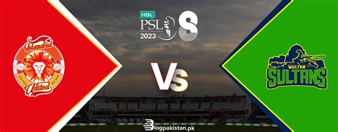 Islamabad United Vs Multan Sultans Live Streaming