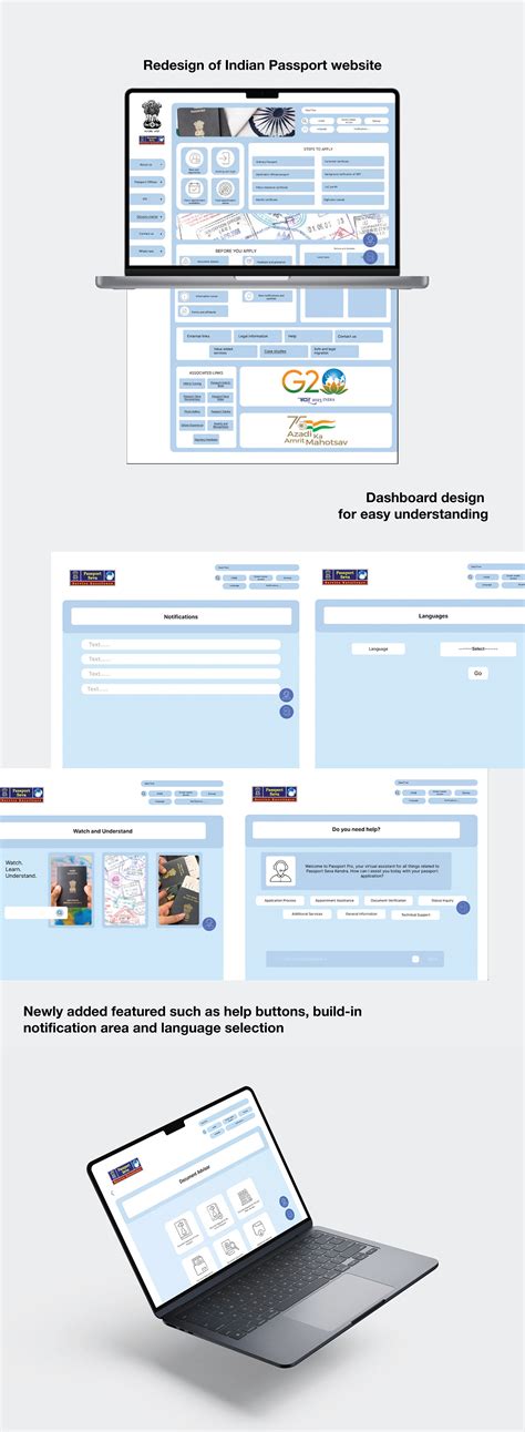 Redesigned Ui Of The Indian Passport Website Behance Redesigned Ui Of The Indian Passport Website Behance
