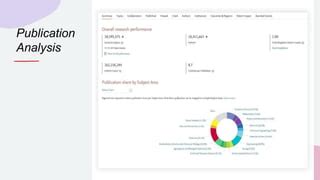 Scival A Research Performance Analysis Tool Pptx
