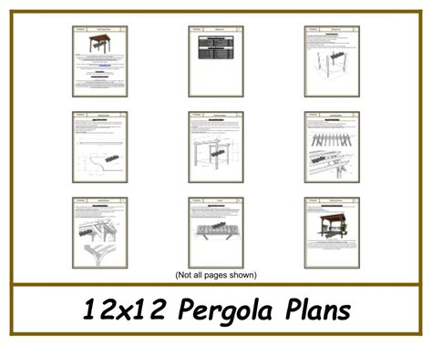 Pergola Plans 12x12 Tricityshedplans