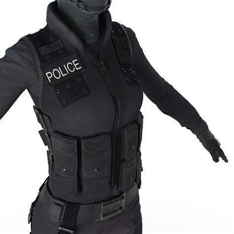 Swat Woman European Rigged 3d Model Turbosquid 1499445
