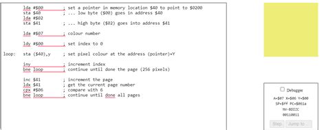 6502 assembly language lab