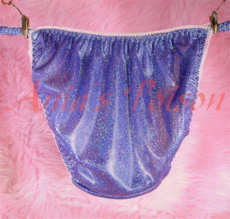 Vtg Style Metallic Sparkle Purple Green Wetlook Ladies Shiny Etsy