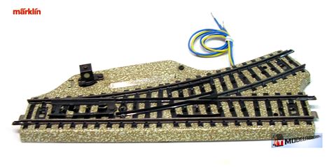 Marklin M Rail H0 5118 Elektrische Rechte Wissel Links Modeltreinshop