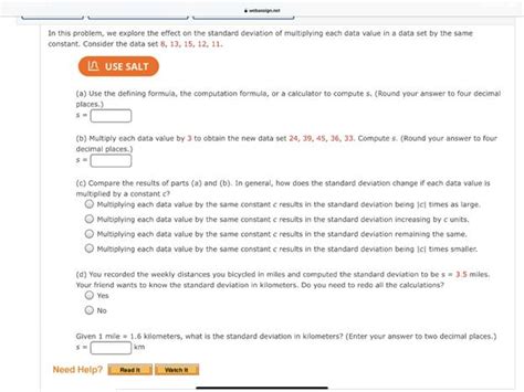 Solved In This Problem We Explore The Effect On The