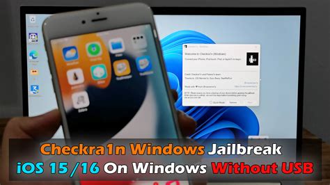 Checkra1n Windows Jailbreak Ios 15 16 On Windows Without Usb Ictfix