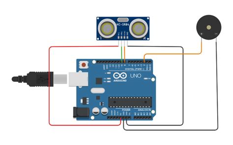 Circuit Design უსინათლოს ჯოხი Tinkercad