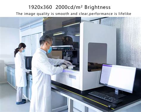 Outdoor High Brightness 19 1 Inch Bar LCD Display 1920x360 Resolution