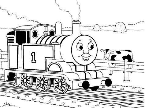 Coloriage Thomas Le Train Chtoby Pomnili