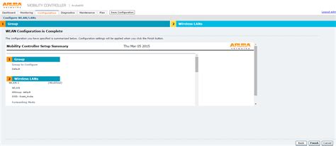 Configuring Aruba Wlc