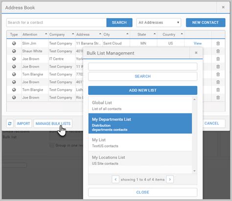 Desktop App Bulk Lists