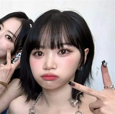 잡담 르세라핌 채원 같은 이런 머리 하려면 인스티즈instiz 연예 카테고리