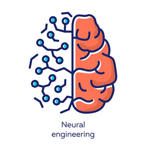 Neural Engineering Red Color Icon Neuroengineering Biomedical
