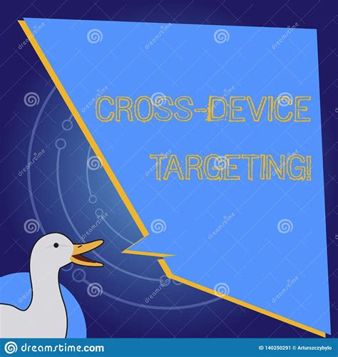Conceptual Hand Writing Showing Cross Device Targeting Business Photo