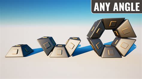 Modular Building System Shop Assets 3d