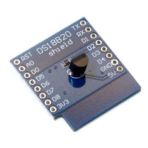 Wemos D1 Mini Shield Med Ds18b20 Temperatursensor Invize Ab