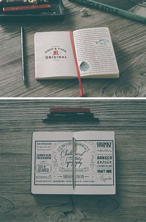 Mockup Libreta De Bocetos El Arquitecto De Ilusiones
