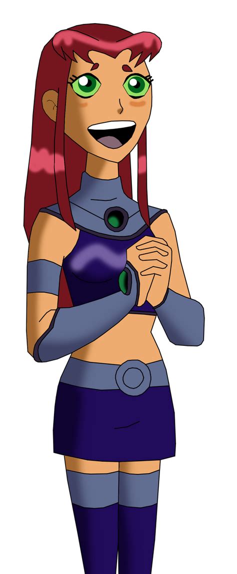 Starfire Getting Super Excited By Captainedwardteague On Deviantart