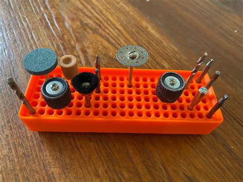 Gridfinity Dremel Bit Holder Full By Rabbit Download Free Stl Model