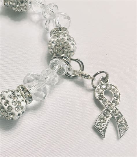 Lung Cancer Awareness Bracelet Etsy