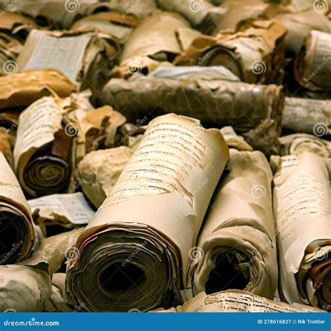 Old Paper Scrolls Stock Illustration Illustration Of Burnt 278616827