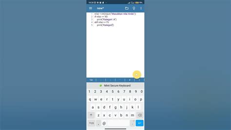 Percabangan Ifelifelsepython 3 Youtube