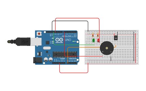 Circuit Design Sensor De Temperatura Tinkercad
