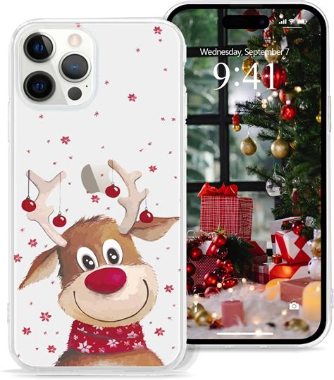 Amazon Pepmune Compatible With IPhone 15 Pro Case Cute Christmas Design Camera Protection