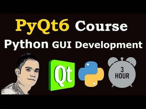 PyQt6 Course For Beginners Python GUI Framework PyQt Software Development Programming