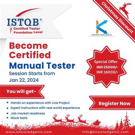 Qagenic Technologies On Linkedin Manualtesting Careergrowth Istqb