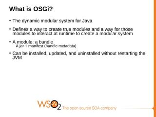 Building A Modular Server Platform With Osgi Ppt