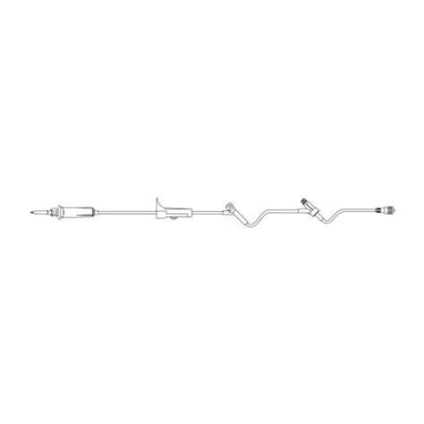 Primary Gravity Iv Set With Safeline® Split Septum Injection Site And