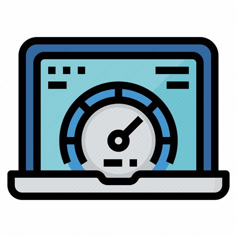 Internet Speed Speedometer Test Icon Download On Iconfinder