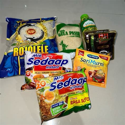 Jual Paket Sembako Mini Free Kemasan Shopee Indonesia