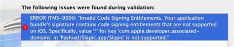 Ios Xcode 5 Validation Error Invalid Code Signing Entitlements