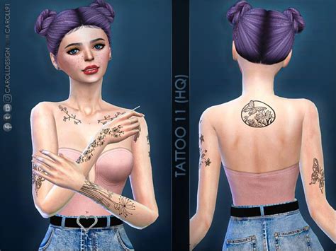 The Sims Resource Tattoo HQ Female Sims Sims