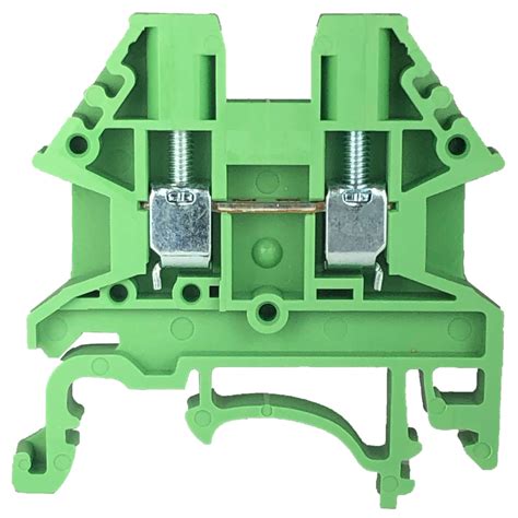 Dinkle Dk2 5n Gn Din Rail Terminal Block Pack Of 100 Terminal Blocks