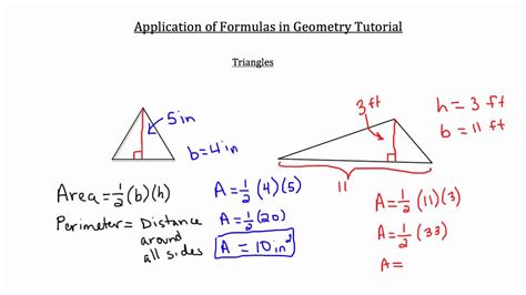 Application Of Formulas In Geometry Youtube