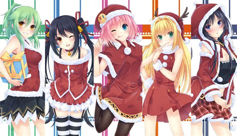 Anime Christmas Pc Wallpapers Wallpapersafari