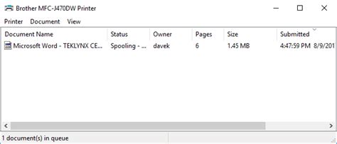 Label Printer Randomly Restarts Print Job Codesoft Sentinel Or Teklynx Central Problem