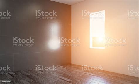 자연 채광과 함께 깨끗 하 고 신선한 목욕탕입니다 3d 렌더링입니다 태양 3차원 형태에 대한 스톡 사진 및 기타 이미지 3차원 형태 개수대 거울 Istock