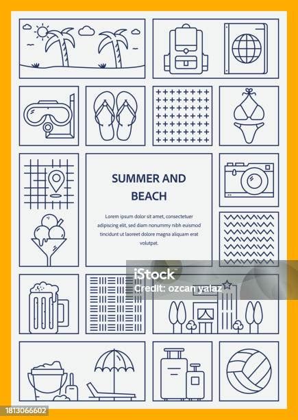 여름과 해변 관련 벡터 배너 디자인 개념입니다 글로벌 Multisphere 즉시 사용 가능한 템플릿입니다 웹 배너 웹 사이트