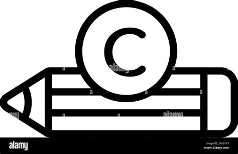 Journalism Icon Vector Isolated Contour Symbol Illustration Stock