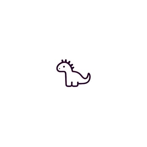 Cute And Tiny Dinosaur Tattoo Design Dinosaur Tattoos Cute Tiny