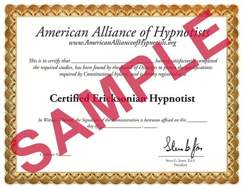 Ericksonian Hypnosis Certification Course