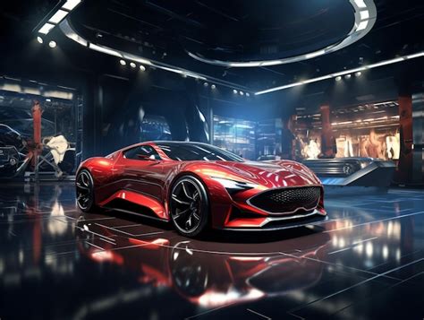 Premium Photo Crossover Car Exhibition