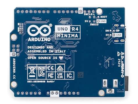 Arduino 入門2 Lesson 01外観とピン配置Arduino UNO R4 Minima おもろ家