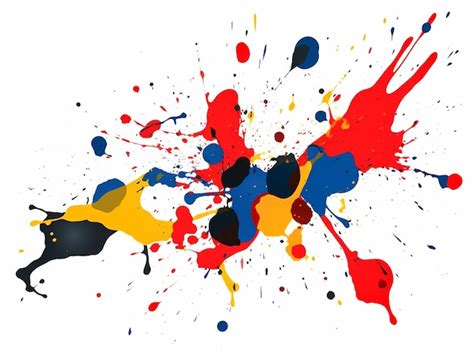 Premium Ai Image Abstract Blotch Shape White Background