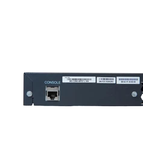 Cisco Catalyst 2960 Plus 48 Port Managed Fast Ethernet Switch Ws C2960
